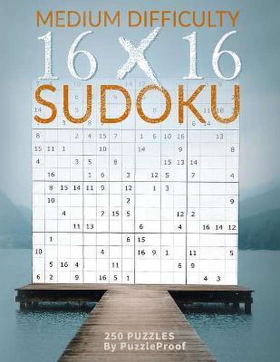 16 X 16 Sudoku Puzzle Book 2 - Normal, P Proof | 9798550406465 | Boeken ...