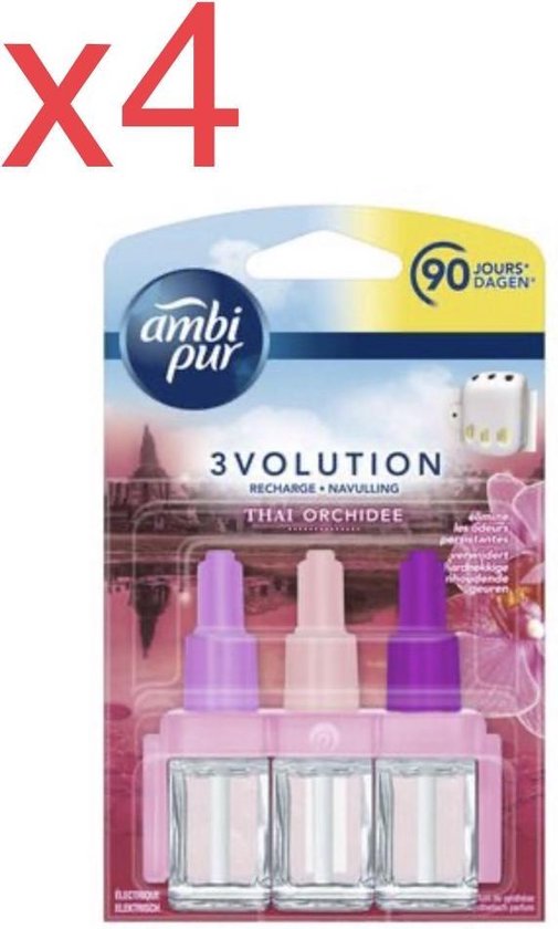 Ambi Pur 3 Volution Thai Orchidee 20ml X 4 | bol