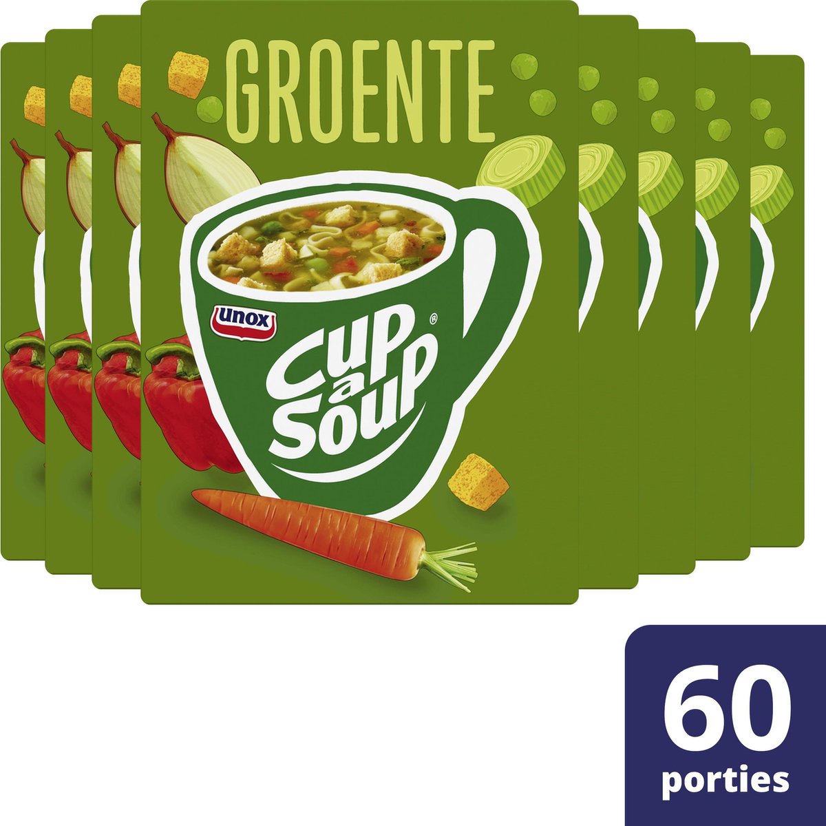 Unox Cup-a-Soup Groente - 60 porties - Voordeelverpakking | bol