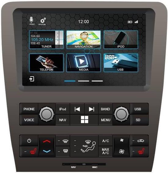 Android 11 Navigatie Ford mustang 2010-2014 touch Screen carkit ...