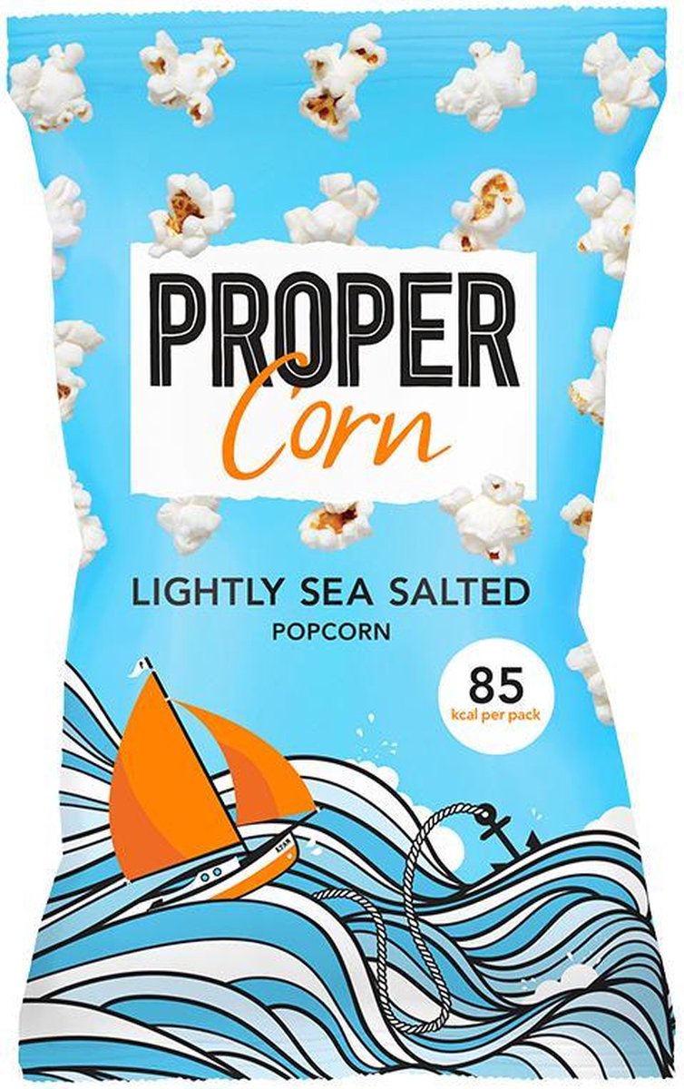 Propercorn Popcorn lightly sea salted 20 gram | bol