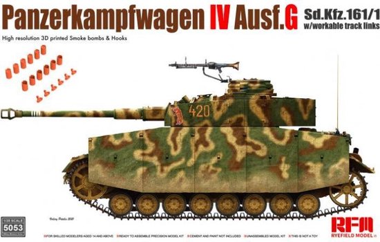 Rye Field Model | 5053 | Panzerkampfwagen IV Ausf. G Sd.Kfz. 161/1 w ...