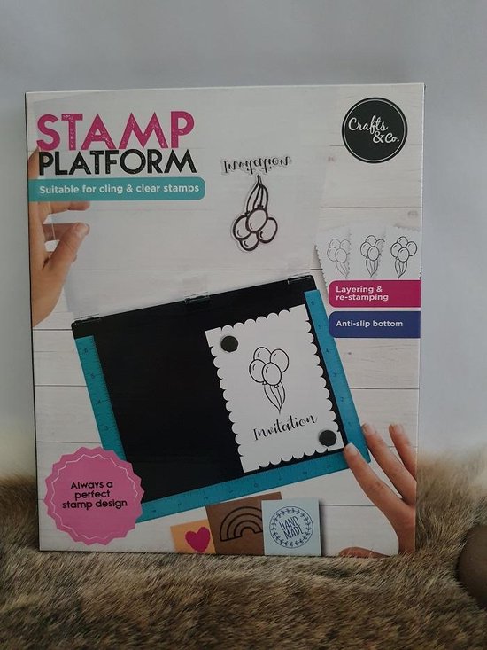 Stamping tool, stempel hulp, voor cling en clear stamps | bol