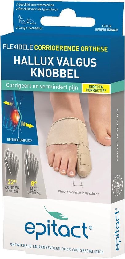 Epitact Hallux Valgus Corrigerende Orthese knobbel voet. Corrigeert en ...