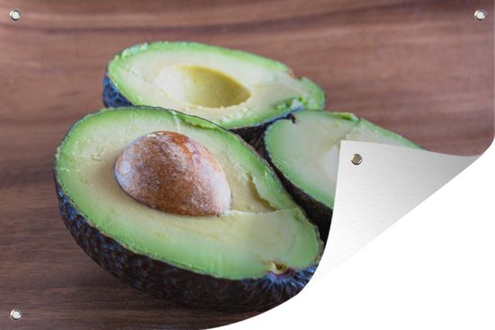 Tuinposters buiten Kleurrijke avocado vruchtvlees - 90x60 cm | bol.com