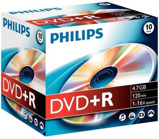 Philips - DVD+R - DVD+R 10pcs. Jewelcase | bol