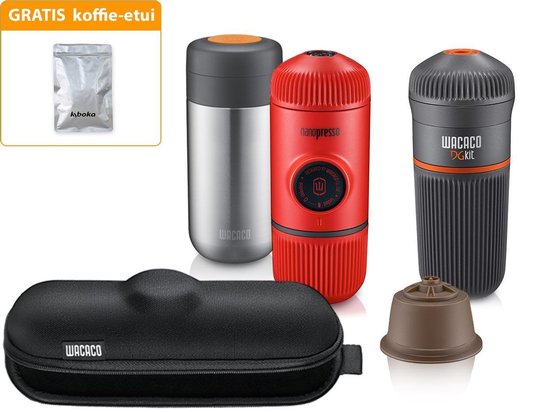 Wacaco Nanopresso Dolce Gusto Complete Set - Lava Red - Nieuw ...