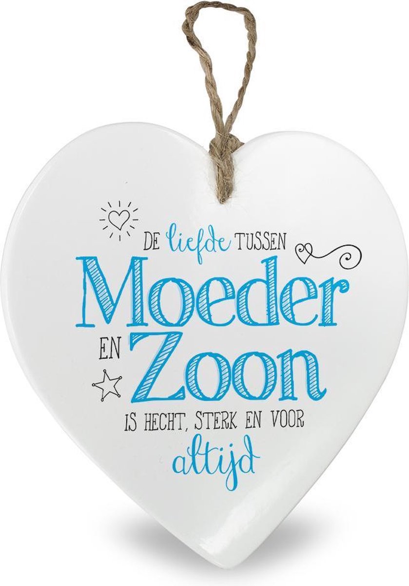 Hartje voor jou "Moeder & Zoon" | bol