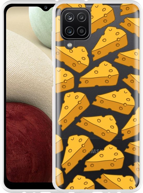 Hoesje Geschikt voor Samsung Galaxy A12 Cheesy | bol