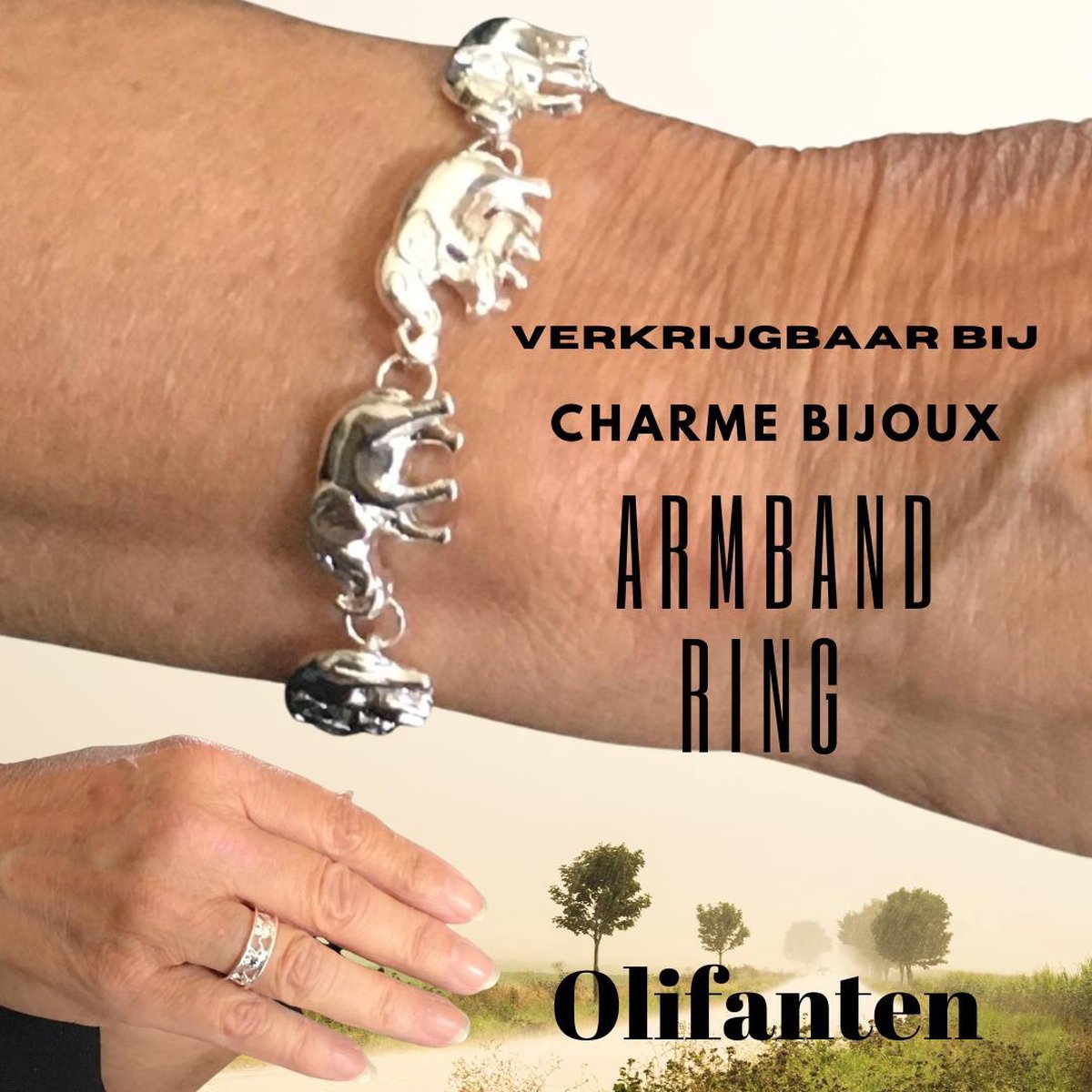 Ring-olifant-zilver- verstelbaar-one size-Charme Bijoux | bol.com