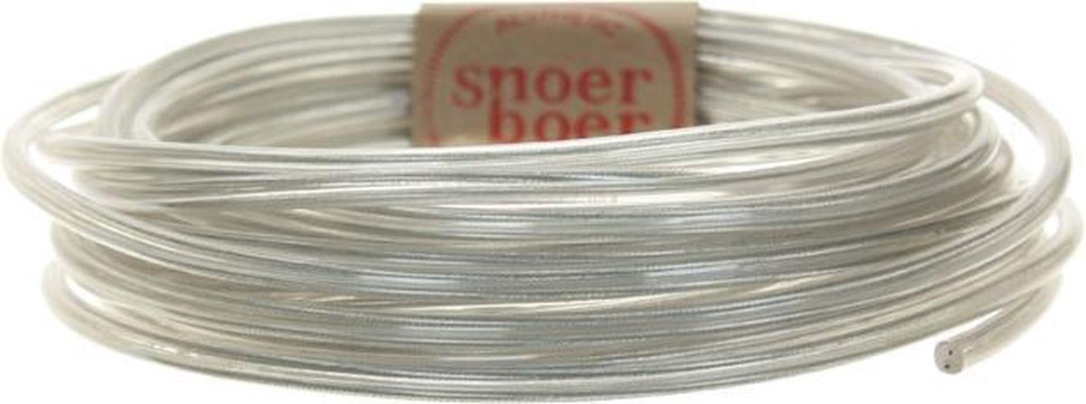 Snoerboer kunststof snoer rond - transparant - 2x0,75 - prijs per meter ...