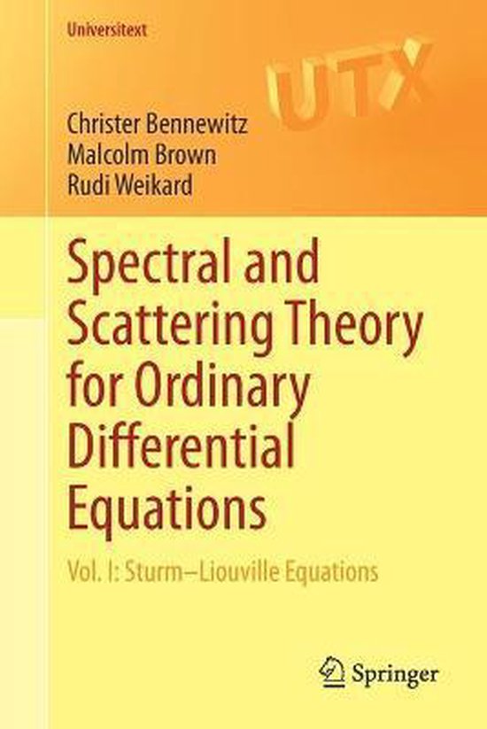 Spectral and Scattering Theory for Ordinary Differential Equations | 9783030590871 |... | bol