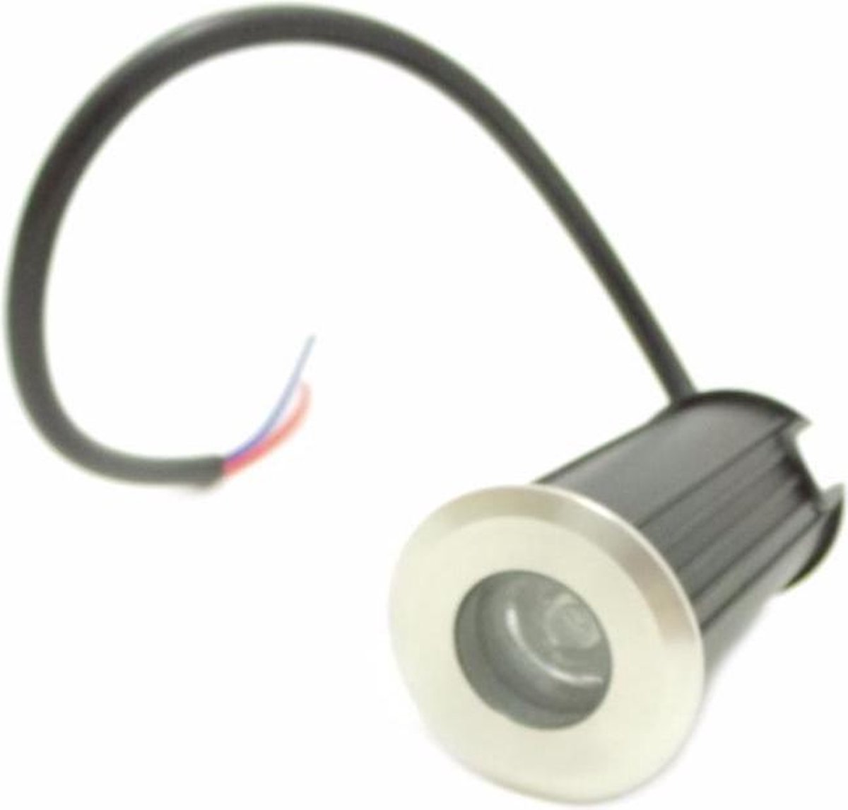 Outdoor Inbouw LED grondspot 1W 12V IP68 45 ° - Wit licht | bol.com