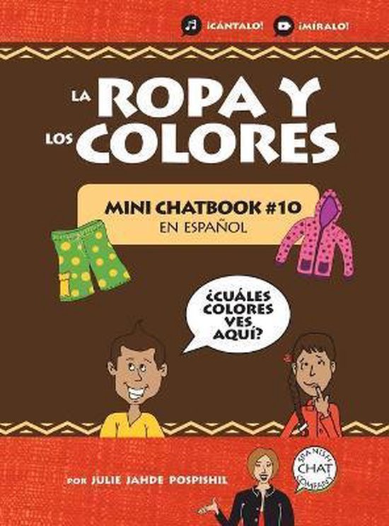 Mini Chatbook en Español Hardcover-La Ropa y Los Colores ...