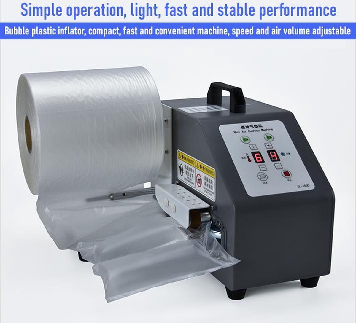 Mini Luchtkussen Machine voor verpakken van producten met gratis 2 ...