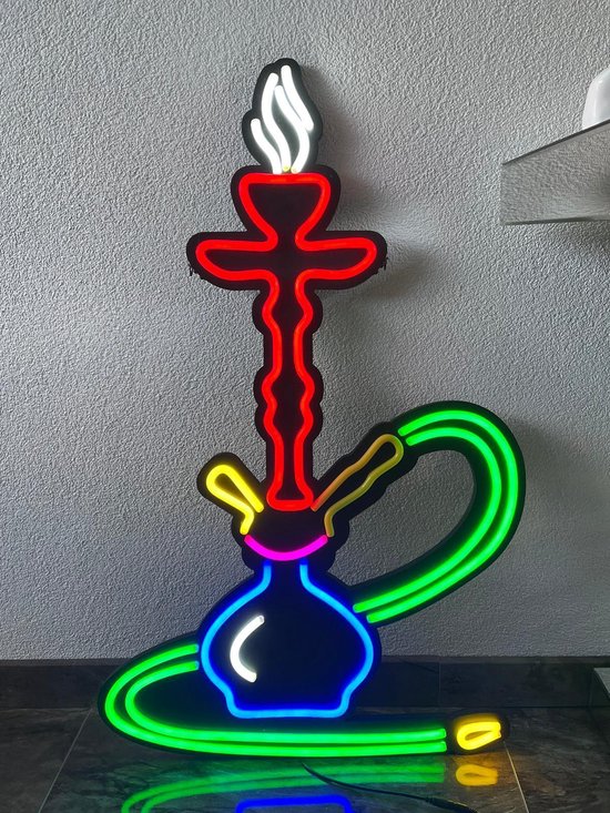 Led bord Shisha pijp - Nieuwste versie! - Neon - | bol