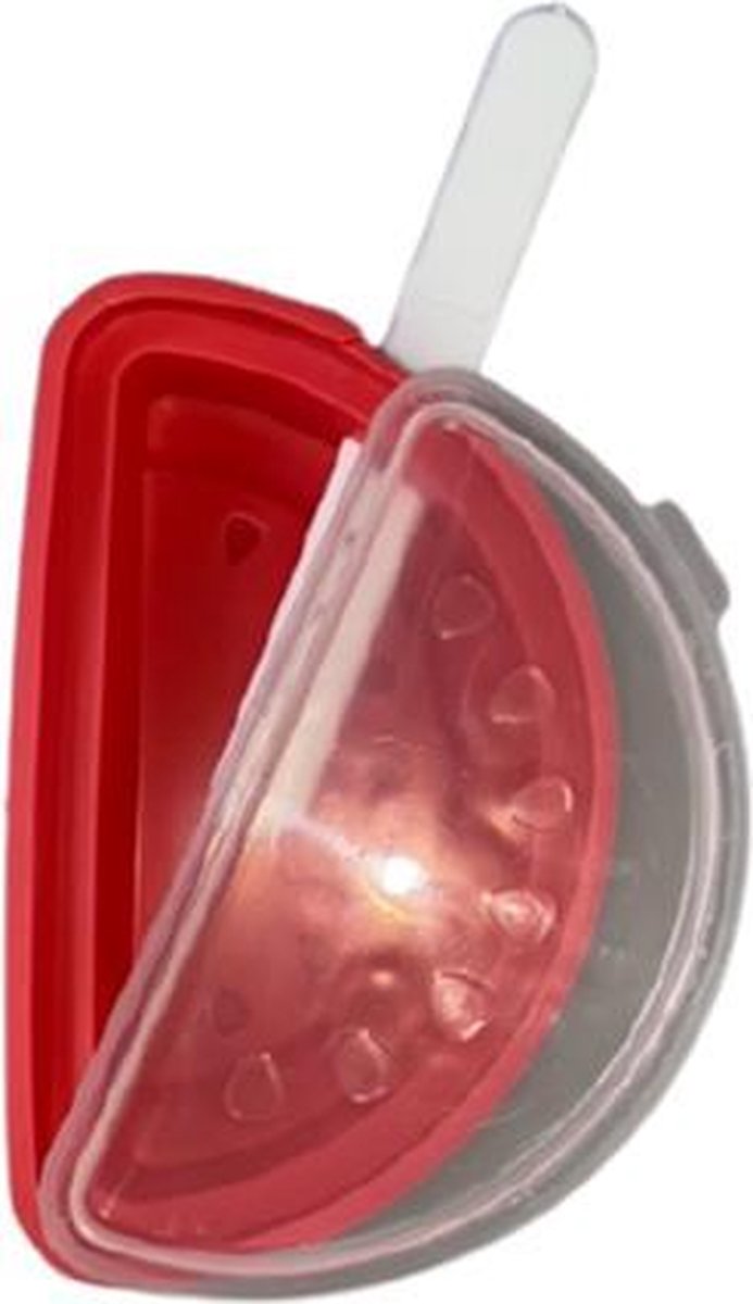 Waterijs vormpjes meloen - Oranje/Rood - Kunststof - Set van 2 | bol.com