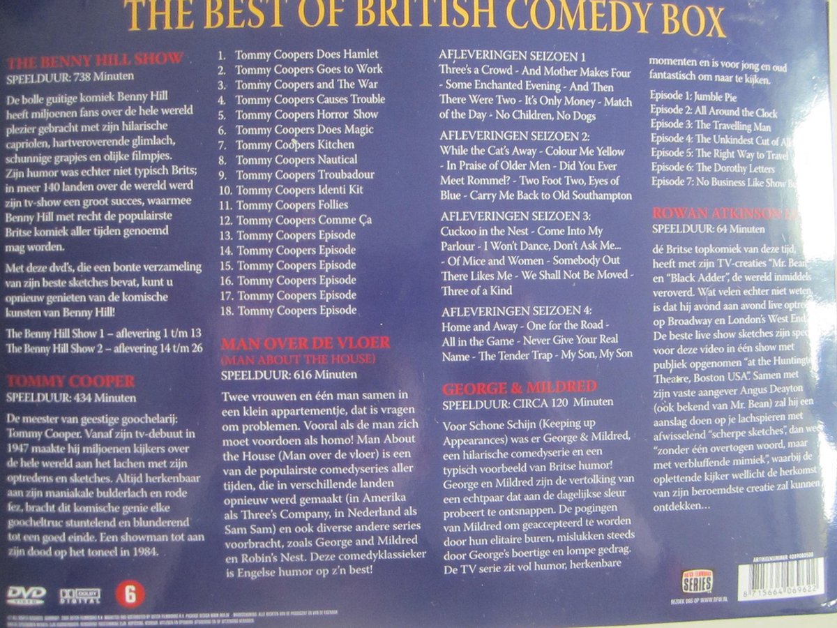 Best Of British Comedy 3 Box (Dvd), Onbekend | Dvd's | bol.com