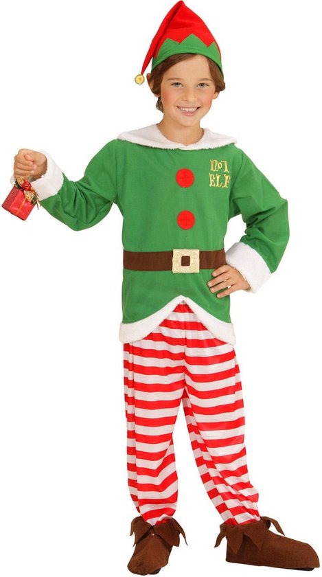 "Kerst elf kostuum voor kinderen - Kinderkostuums - 104/110" | bol.com