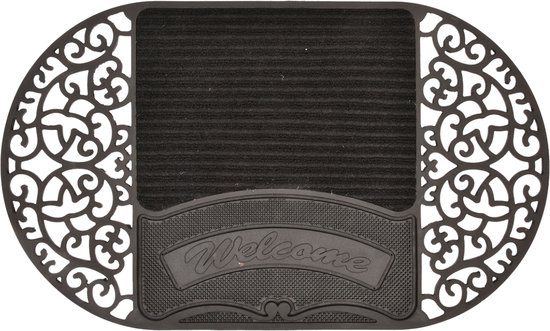 Esschert Design Deurmat 45 X 75 X 1 Cm Rubber/pvc Zwart | bol