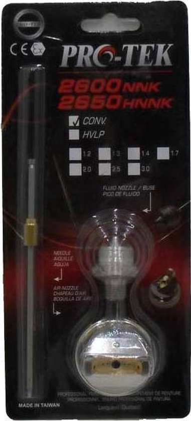 PRO-TEK Servicekit voor PRO-TEK 2600 Verfspuitpistool - 1,20mm | bol.com