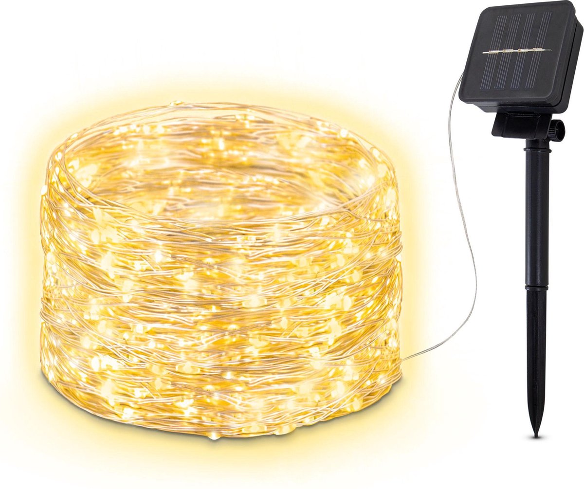 B.K.Licht - Solar Lichtslang LED - Lichtsnoer voor buiten met 240 ...