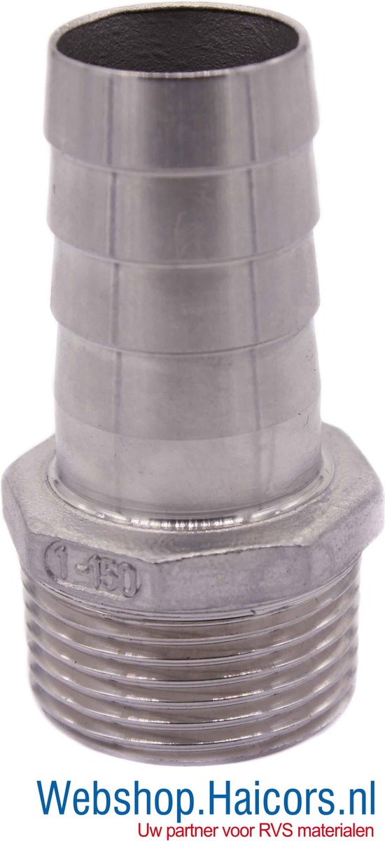 Slangtule - 19mm X 3/4'' BU.DR. - RVS | bol