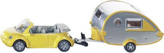 SIKU 1629 Volkswagen Beetle met Caravan | bol.com
