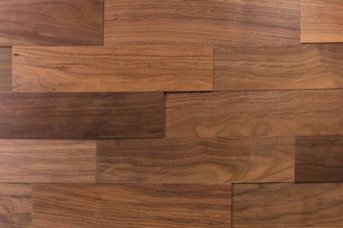 Wodewa wandbekleding hout 3D-look walnoot, geolied, 400 1m² wandpanelen ...