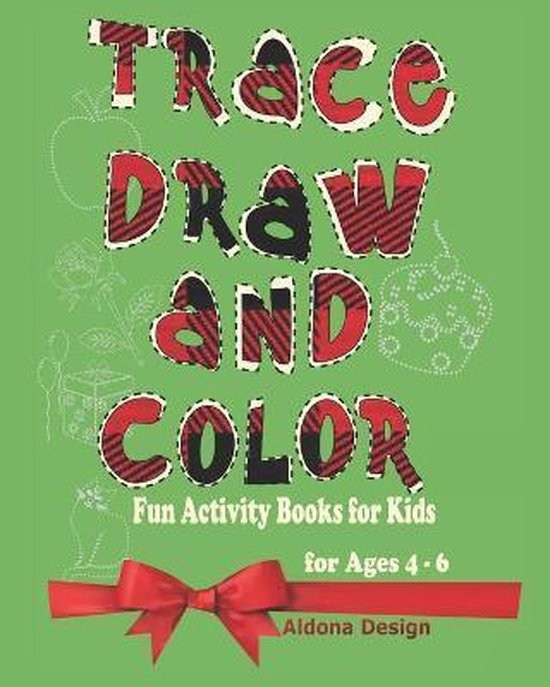 Gift Book- Trace, Draw and Color, Aldona Design | 9798692766045 ...