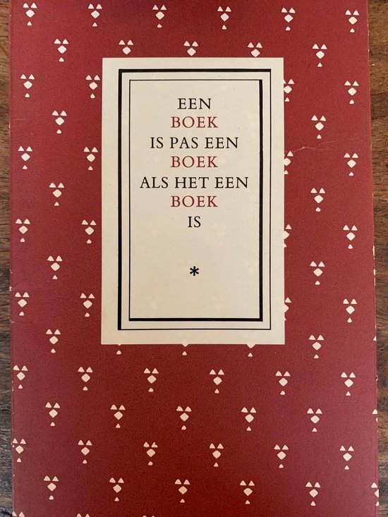 Boek is pas een boek als het boek is, Huib van Krimpen | 9789070386078 ...