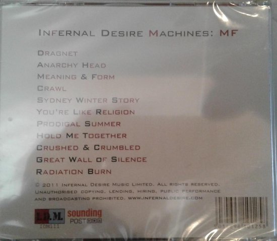 Infernal Desire Machines - MF, Infernal Desire Machines | CD (album) | Muziek | bol.com