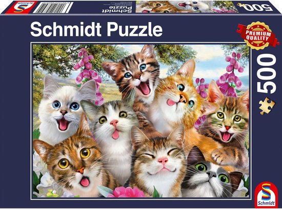 Katten Selfie, 500 stukjes Puzzel | bol