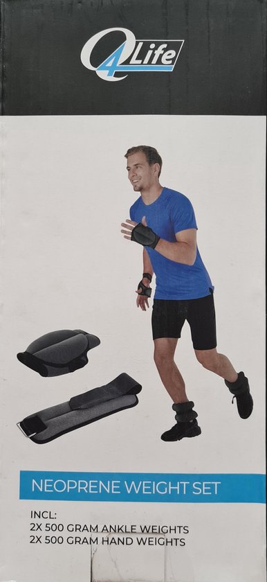 Q4Life Neopreen gewichtenset enkels en polsen | bol.com