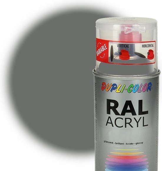 bol.com | Motip Dupli-Color Spuitbus Acryl Hoogglans - RAL 7005 Muisgrijs