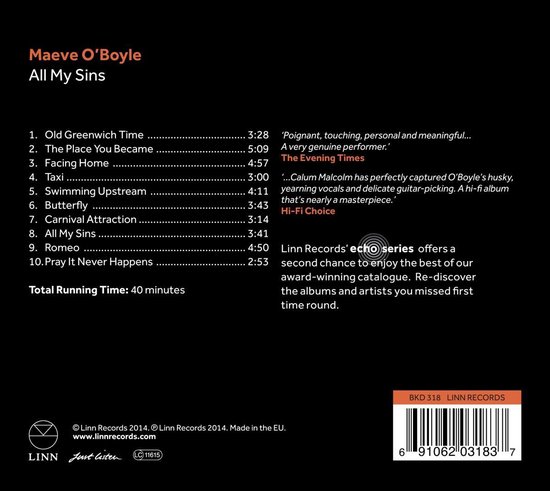 All My Sins, Maeve O'Boyle | Muziek | bol