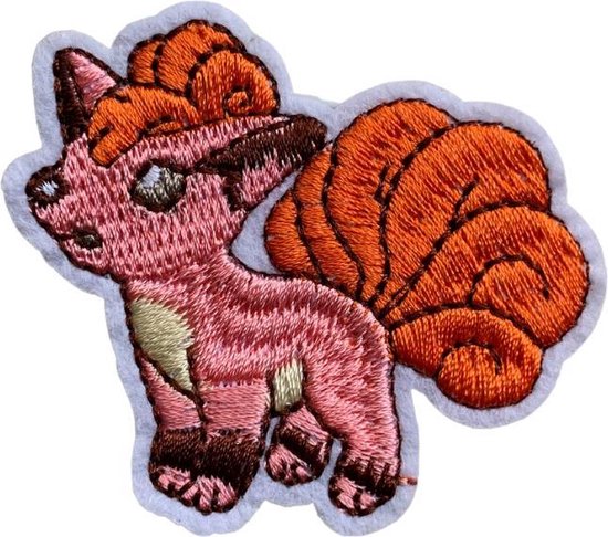 Pokemon Vulpix strijk embleem - patch - patches - stof & strijk applicatie | bol.com