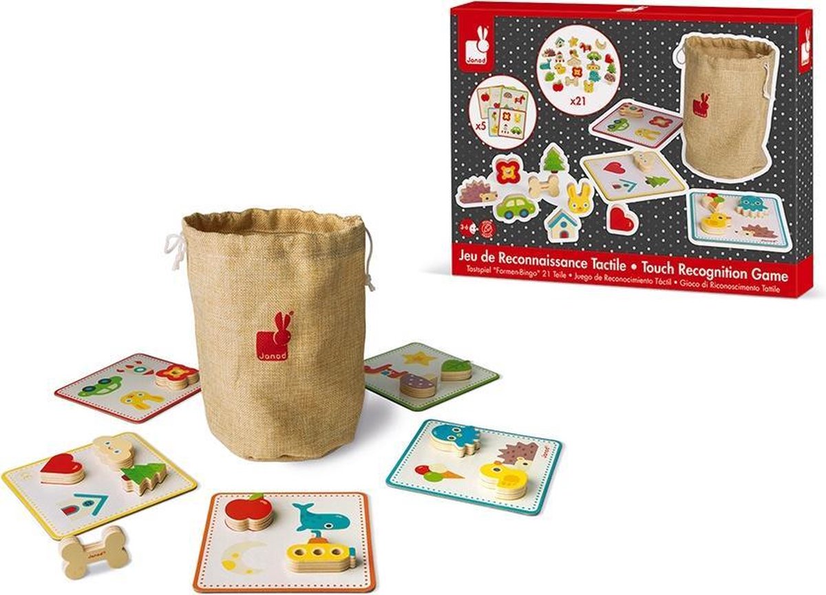 Janod Ik Leer - Voelen memo spel | Games | bol.com