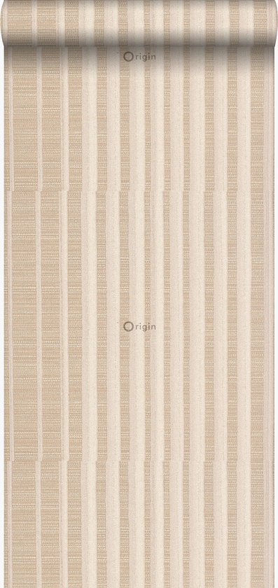 Origin Wallcoverings behang strepen beige - 306719 - 70 cm x 10,05 m ...