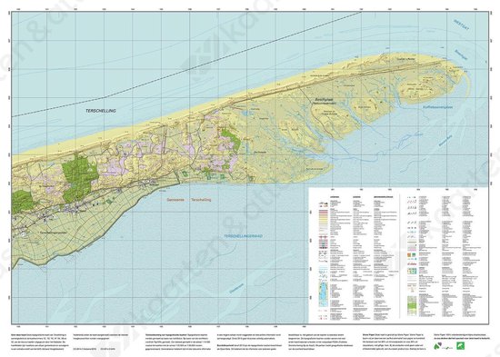 Topografische kaart Terschelling | bol