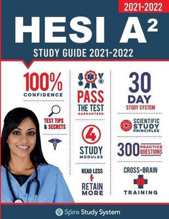 HESI A2 Study Guide | 9781950159093 | Spire Study System | Boeken | bol