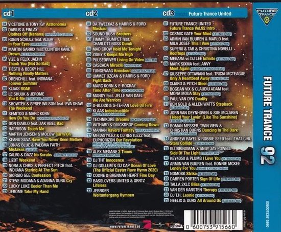 Future Trance 92, V/a | CD (album) | Muziek | bol