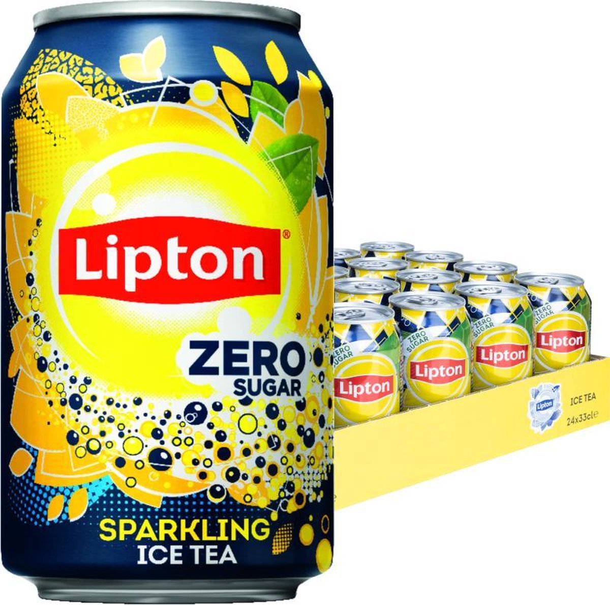 Lipton Ice Tea Sparkling Zero 24 x 0,33 litre | bol.com