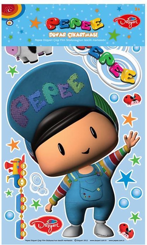 Pepee Sticker - Pepee Duvar cikartmasi - Sticker 19x32cm - Cadeau | bol