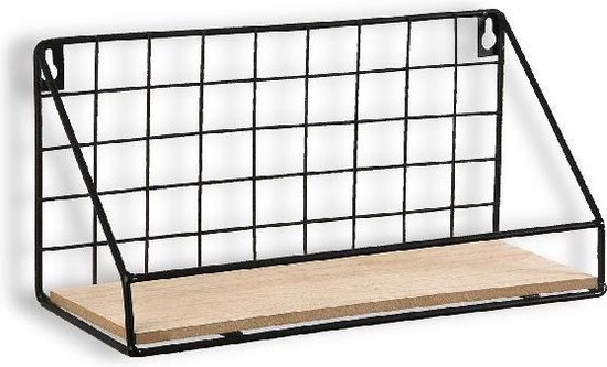 Planken Rooster Metaal Hout MDF (10,5 x 14 x 28,5 cm) | bol