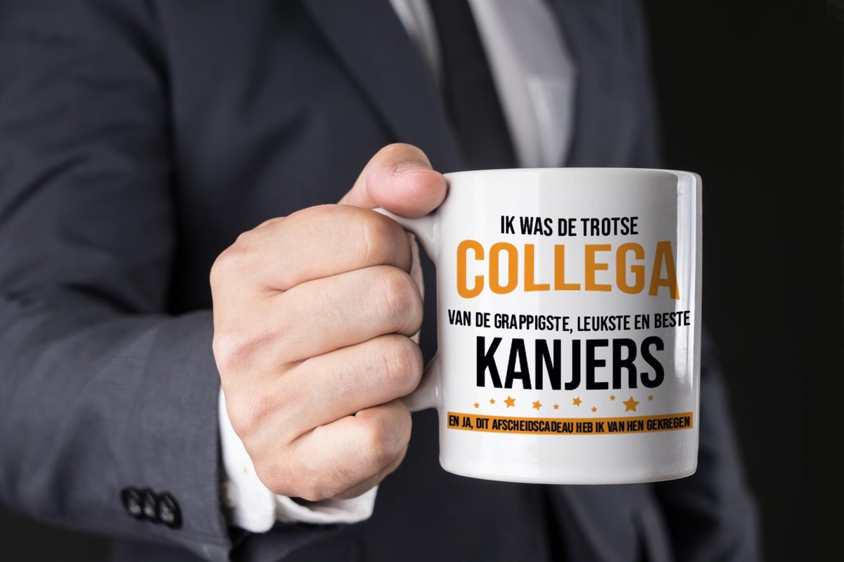 Ik was de trotse collega van de grappigste, leukste en beste kanjers koffiemok /... | bol