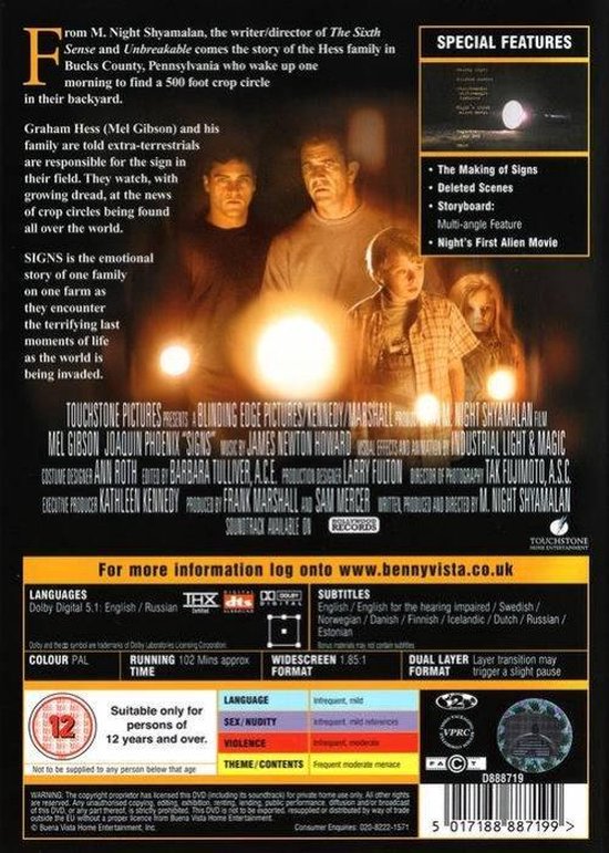 Signs (DVD) (Dvd), Mel Gibson | Dvd's | bol
