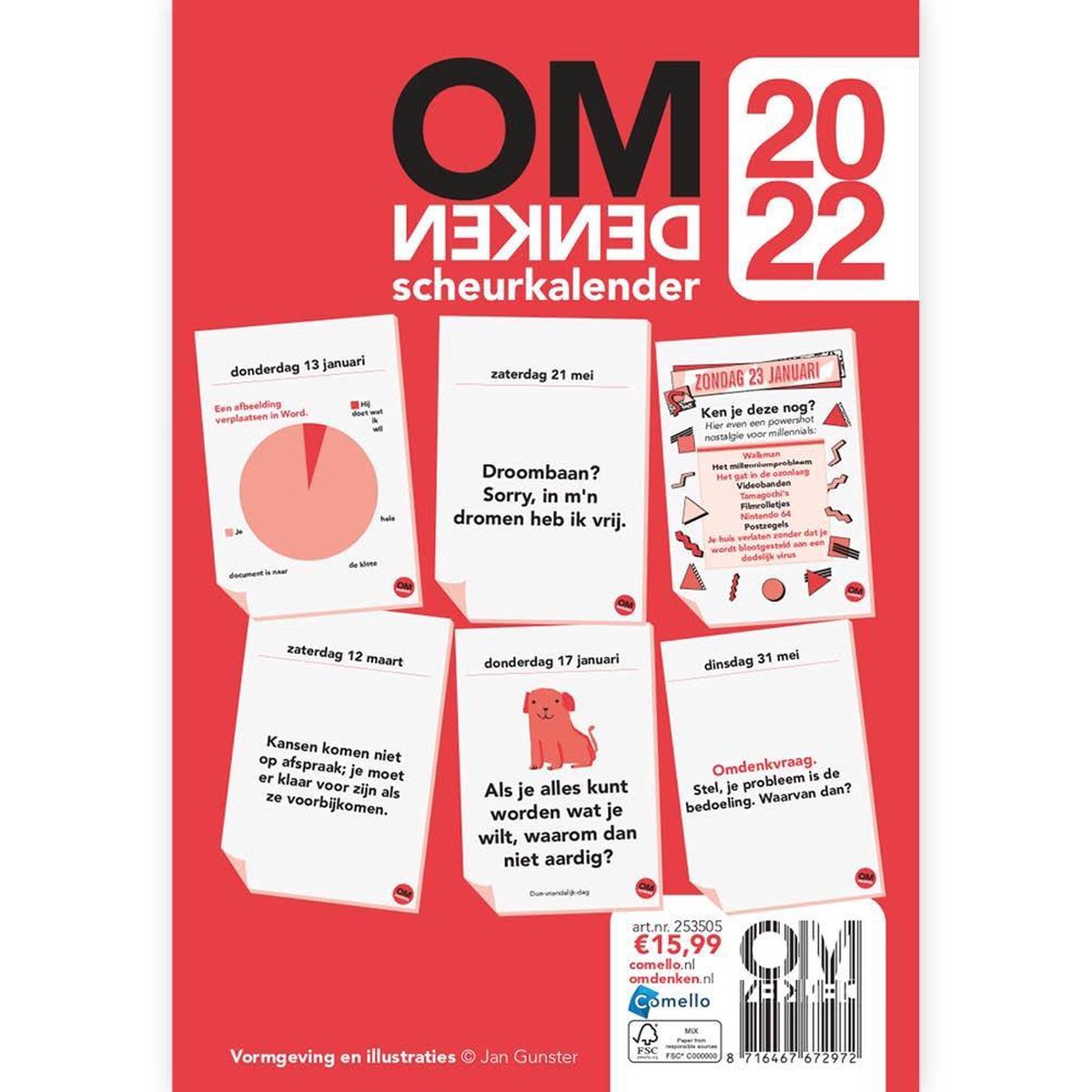 Scheurkalender - 2022 - Omdenken - 13x19cm | bol.com