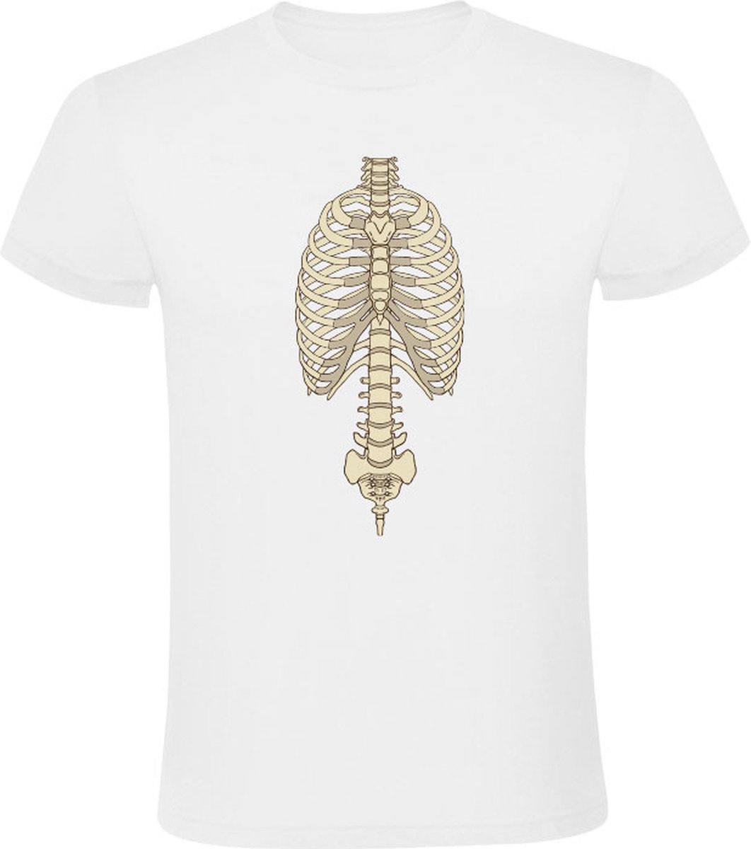 skelet lichaam Heren t-shirt| romp| botten| dood | bot |eng |lachen ...