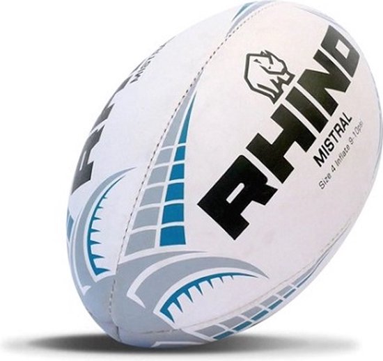 Rhino Rugbybal Mistral Wit Maat 5 | bol
